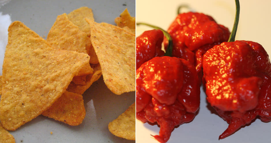The Spiciest Chip In The World Is Sold In A Single Coffin Shaped Package First We Feast